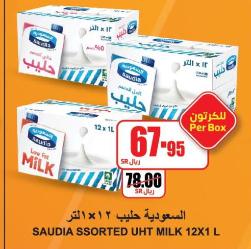 SAUDIA Long Life / UHT Milk in Hyper Panda KSA, Saudi Arabia, Saudi ...