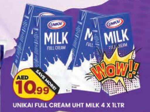 UNIKAI Long Life / UHT Milk in A One Supermarket L.L.C UAE - Abu Dhabi ...
