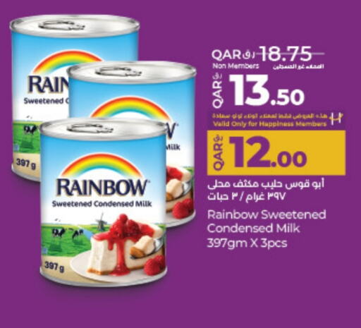 RAINBOW Condensed Milk in LuLu Hypermarket Qatar - Al Wakra | D4D Online