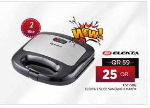 ELEKTA Sandwich Maker in Bin Saif Electronics Qatar - Doha | D4D Online