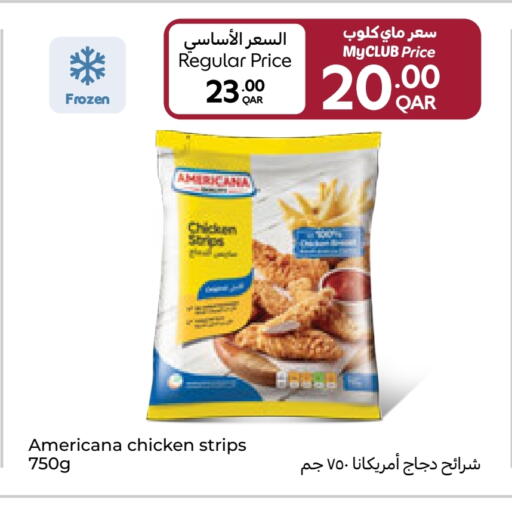 AMERICANA Chicken Strips in Dana Hypermarket Qatar - Al Wakra | D4D Online