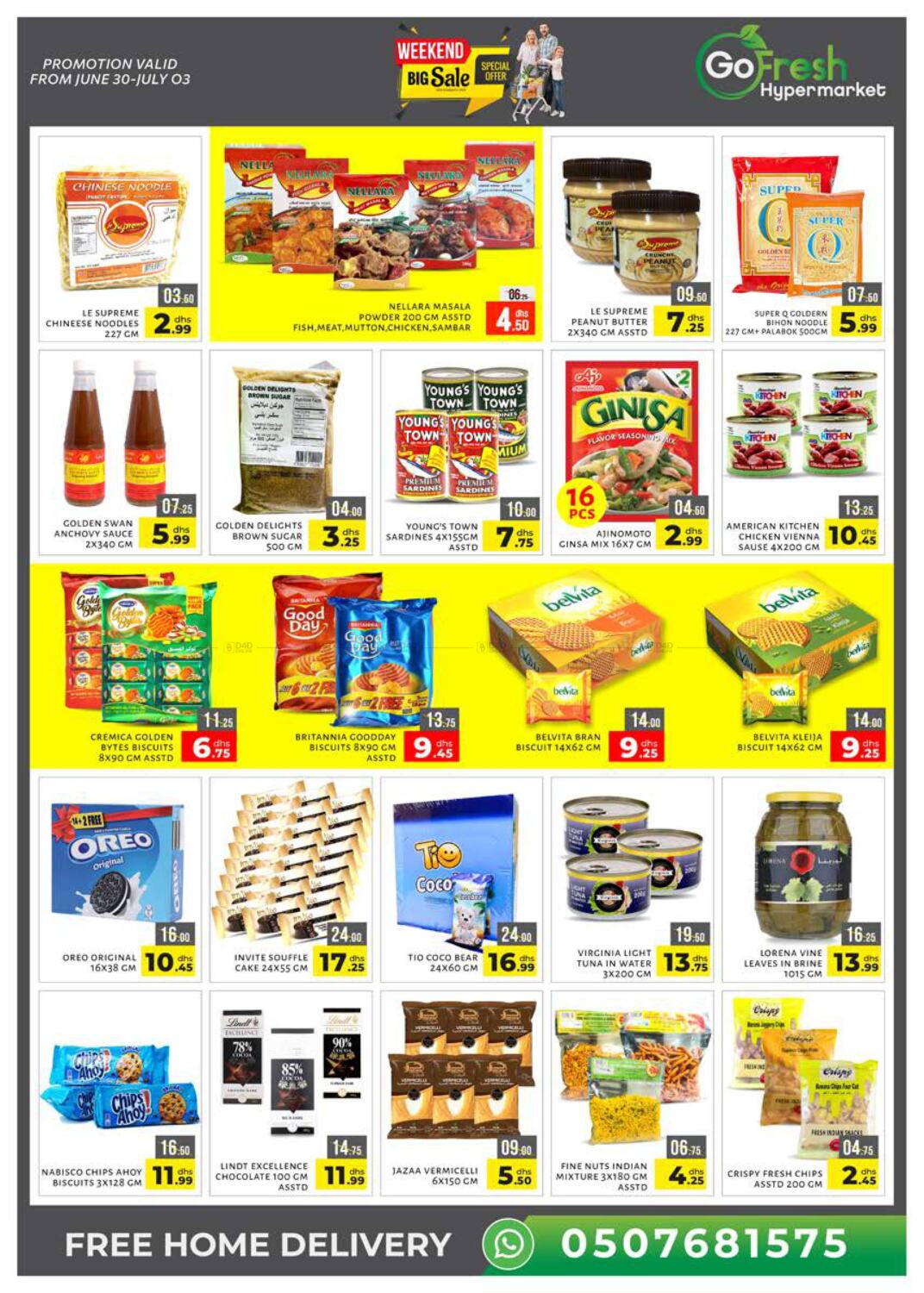 GO FRESH HYPERMARKET LLC Weekend Big Sale in UAE Offers - United Arab ...