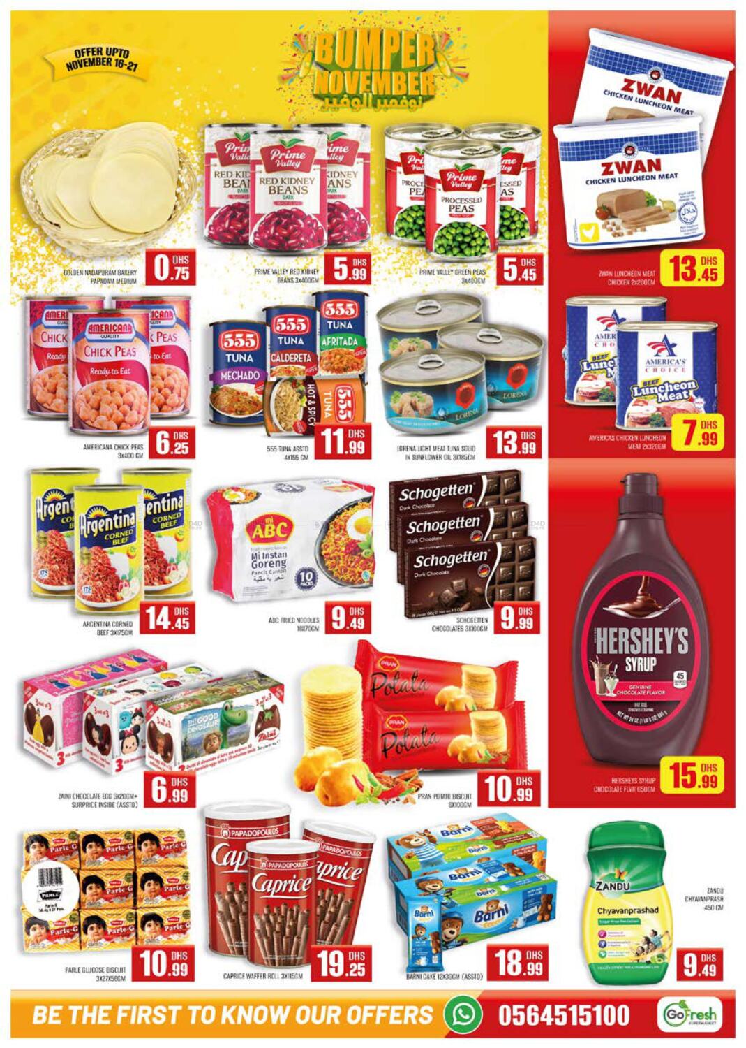 GO FRESH HYPERMARKET LLC Bumper November @ Musaffah,Shabia in UAE - Abu ...