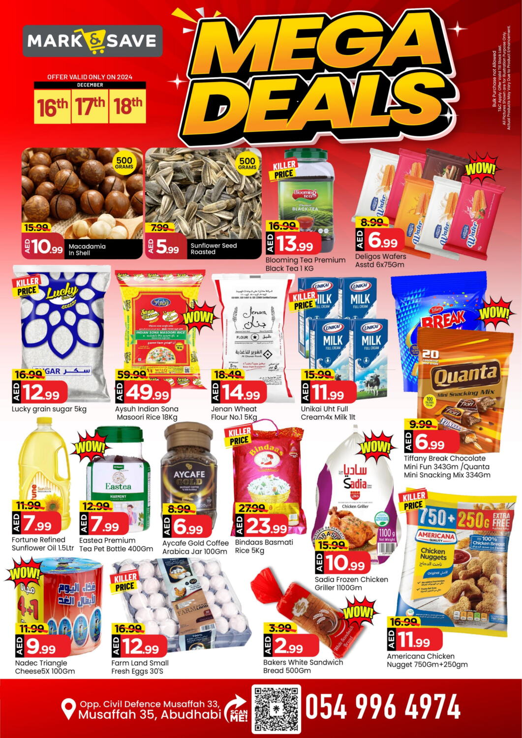 Mark & Save Musaffah, Abu Dhabi in UAE - Abu Dhabi. Till 18th December