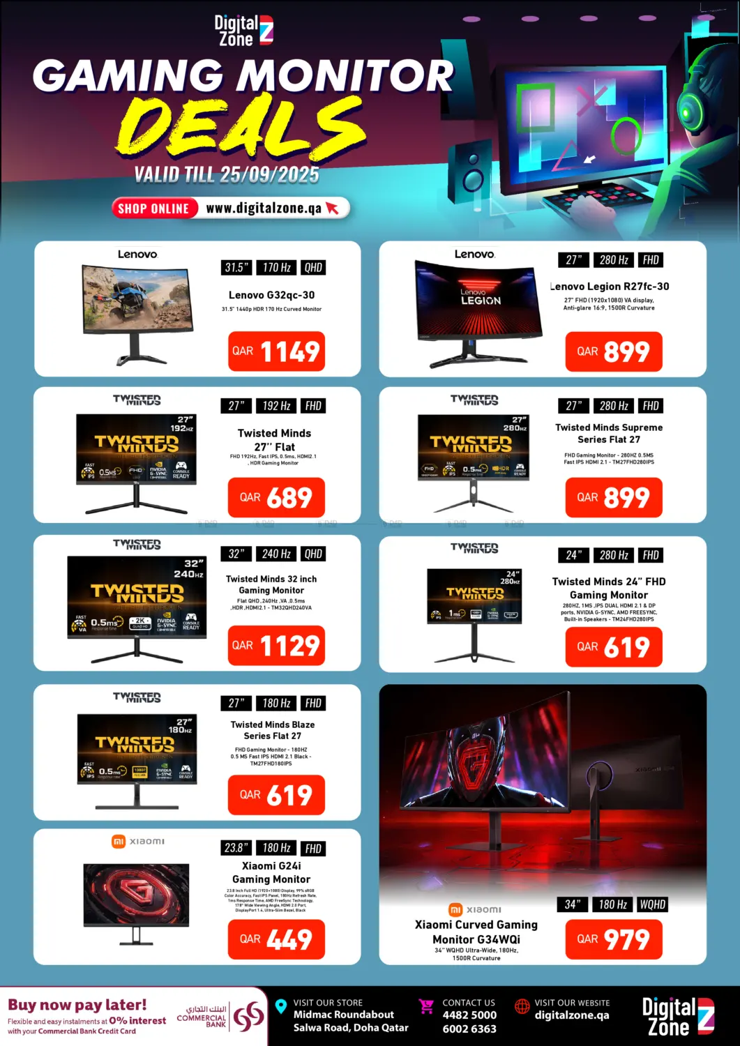 Gaming Monitor Deals