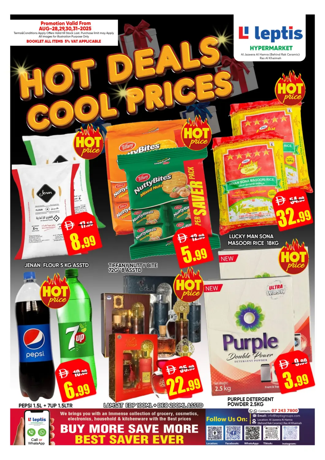 UAE - Ras al Khaimah Leptis Hypermarket offers in D4D Online