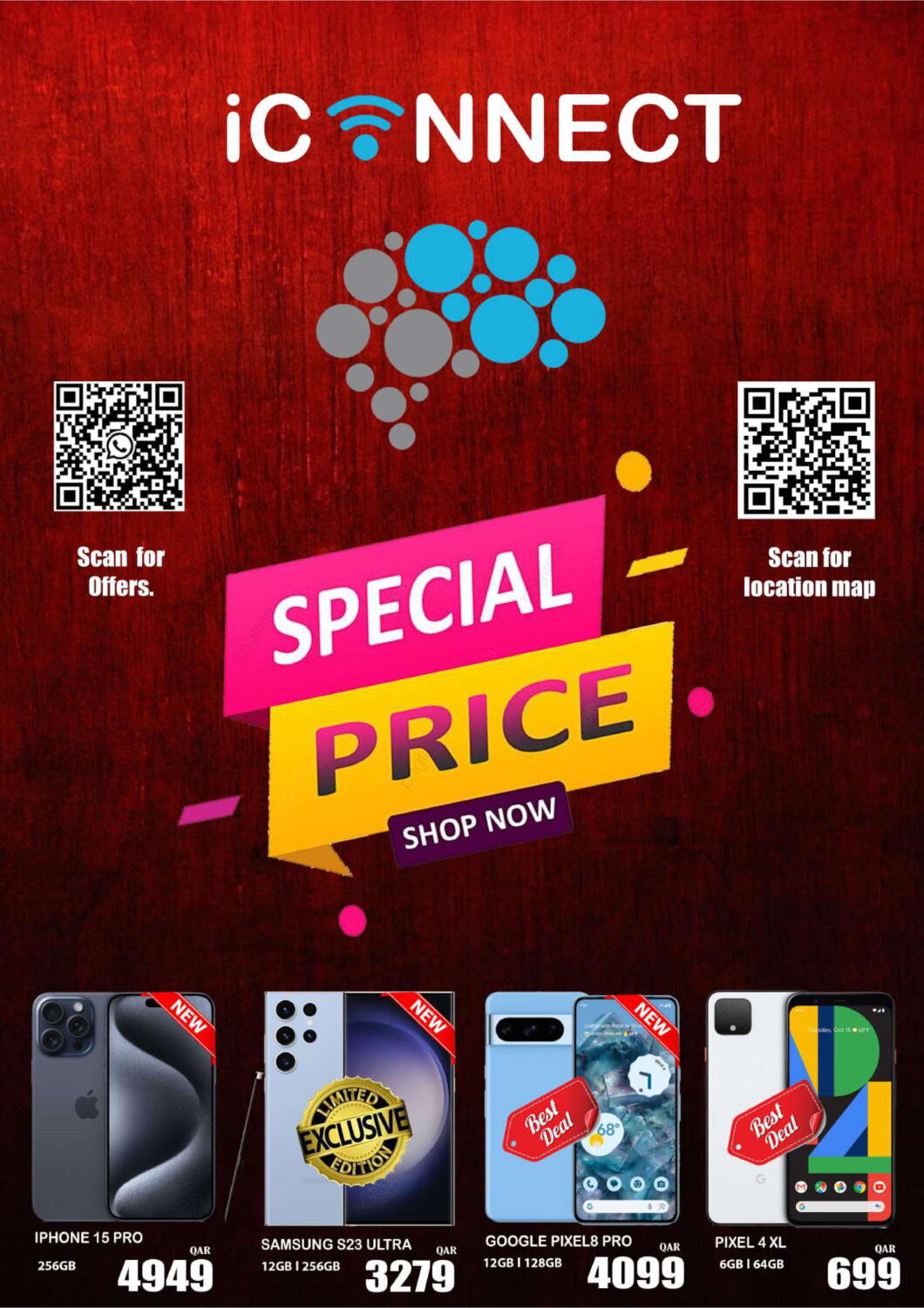 iCONNECT Special Price in Qatar - Doha. Till 18th October
